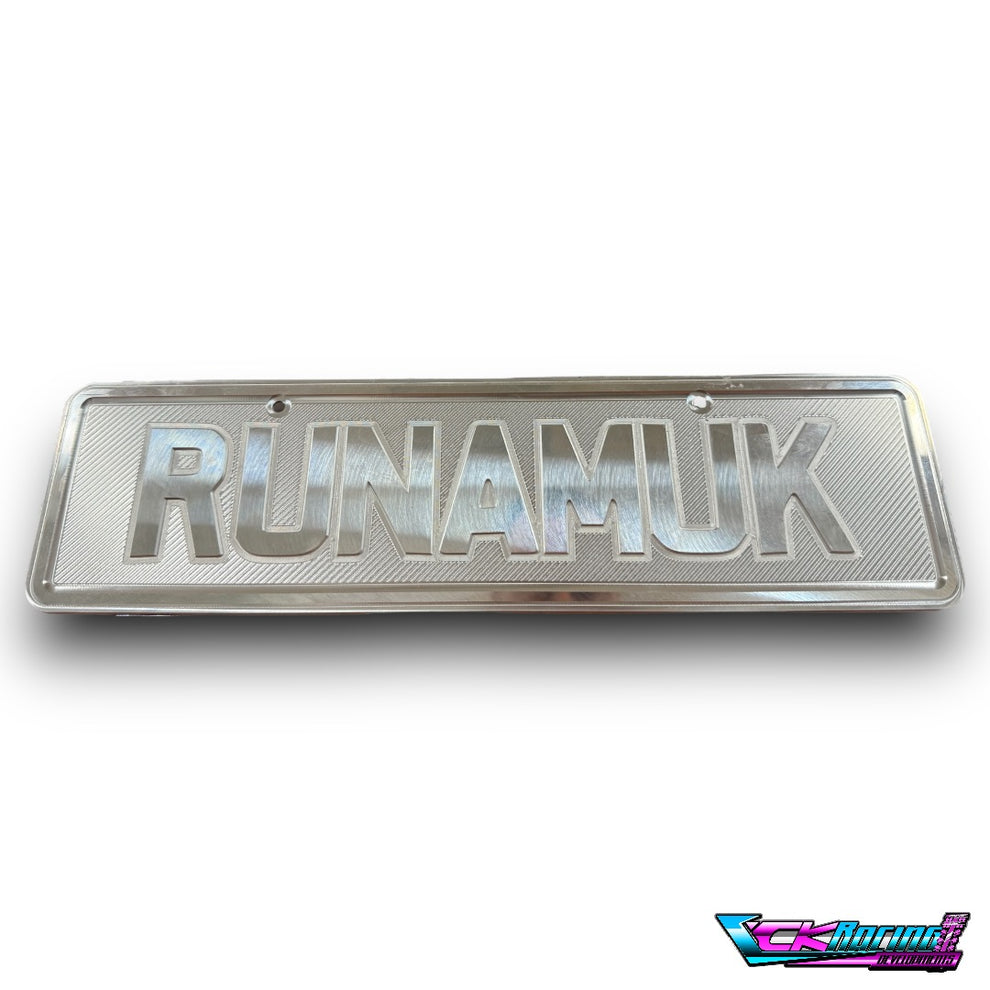 Slim Billet Number Plate – CK Racing Developments